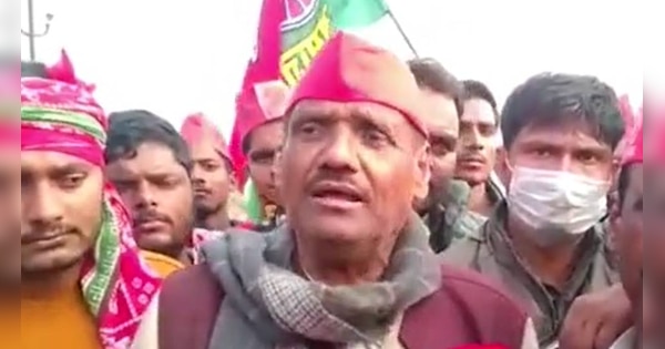 Azamgarh sp MLA dugra prasad yadav tongue slipped he said We will work ...