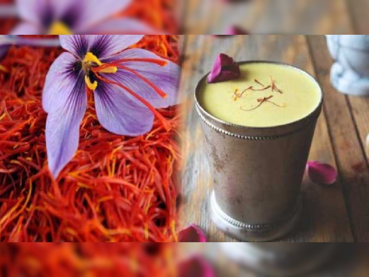 winter food benefits of kesar milk saffron milk benefits | सर्दियों में ...
