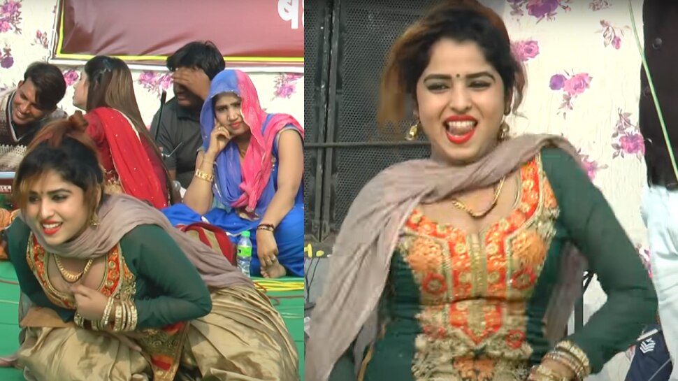 Haryanvi Dancer: Muskan Baby Showed Her Killer Moves On Stage ...