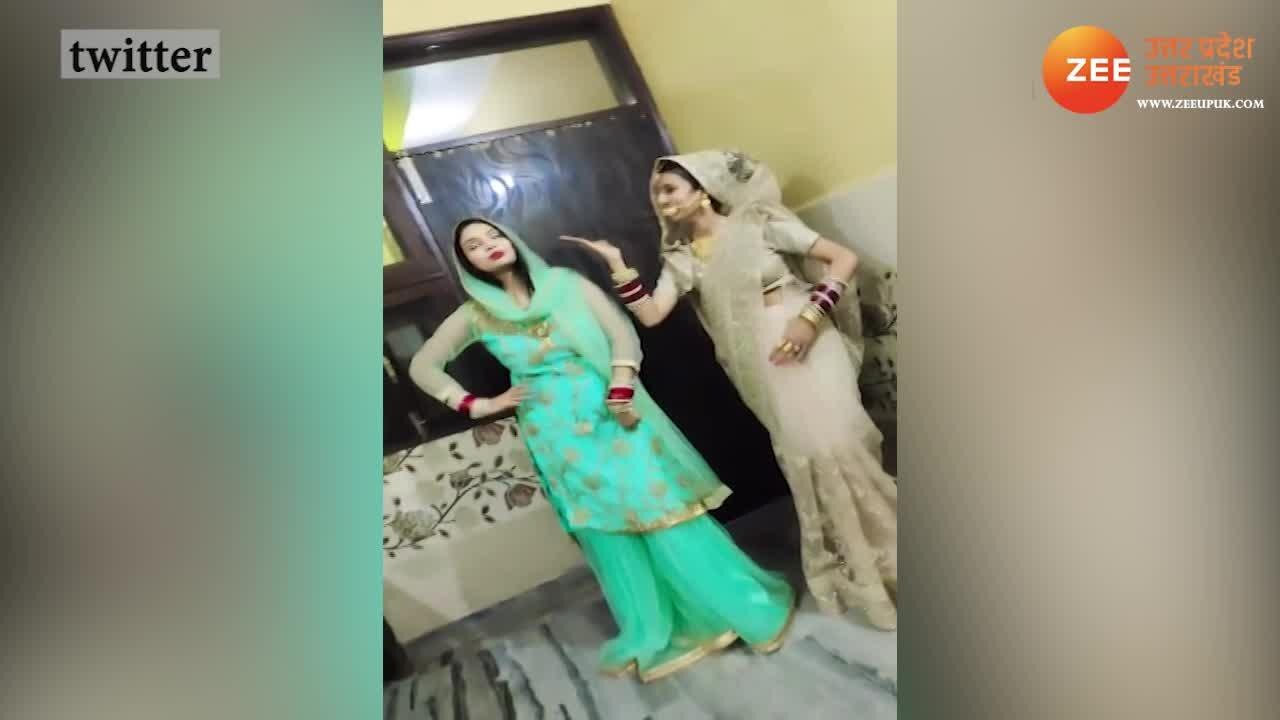 Desi Sister In Law Danced Fiercely With Bhabhi On Haryanvi Song Viarl