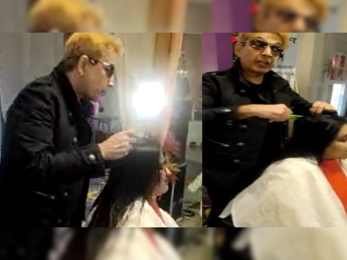 Hairstylist Javed Habib spit on womans head video goes viral | हेयर ...