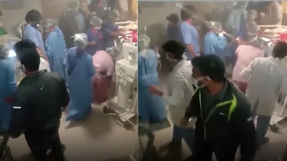 Fire breaks out Indore Medanta Hospital icu all patient safe mpsn ...