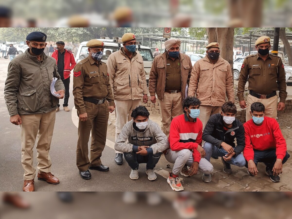 हिसार पुलिस को मिली बड़ी कामयाबी, पिस्तौल के बल पर लूटपाट करने वाले 4 ...