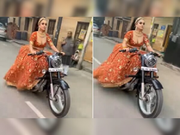 Newly Married Girl Driving Bullet Viral VIdeo News | ਬੁਲੇਟ ਬਾਈਕ ਖ਼ੁਦ ...