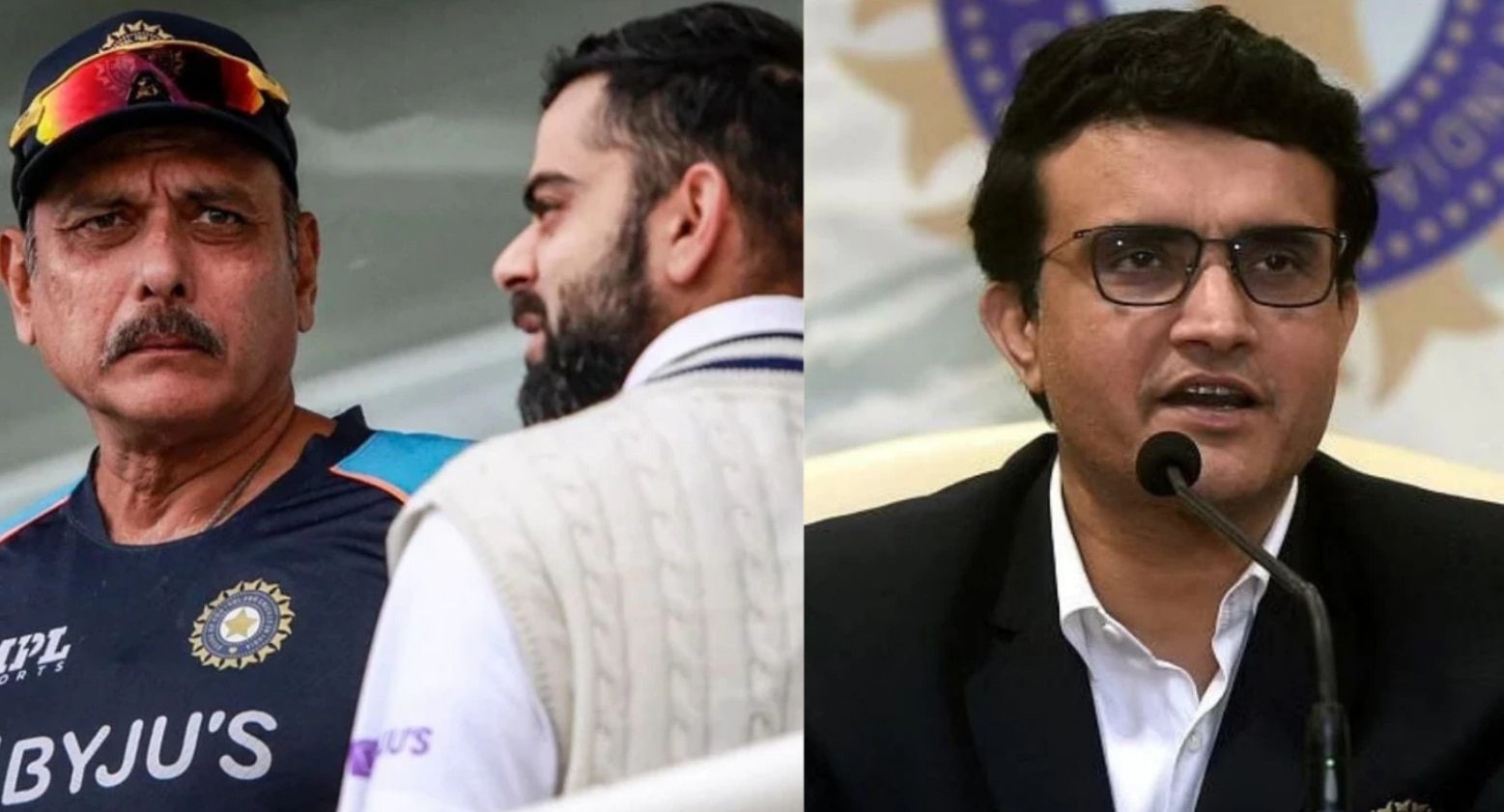 team india Sourav Ganguly rahul dravid ravi shastri world cup team virat kohli|कोहली को लेकर ...