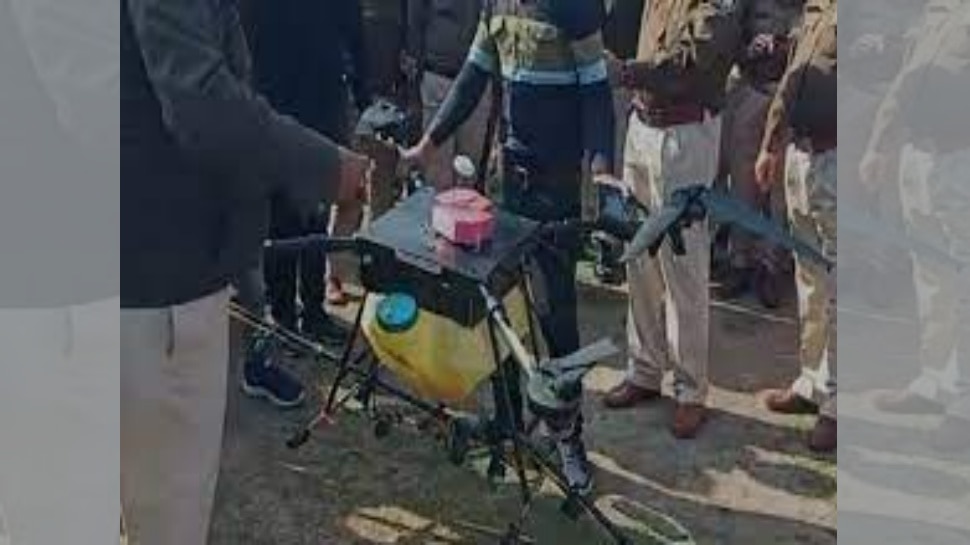 big accident agricultural university drone crash in jabalpur republic ...