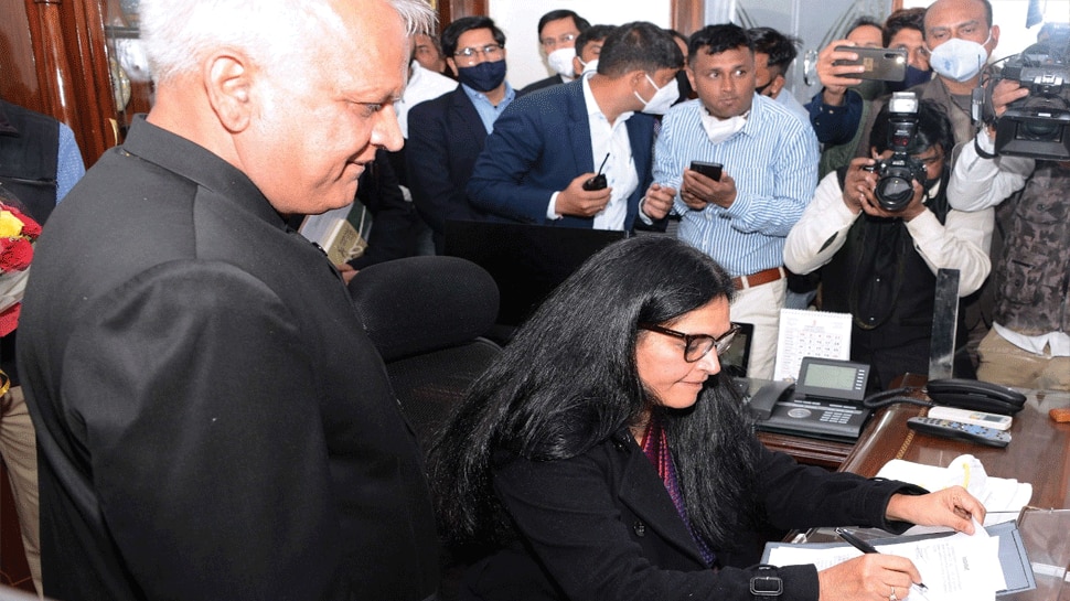 CS Usha Sharma, the second woman of the state, said this as soon as she ...