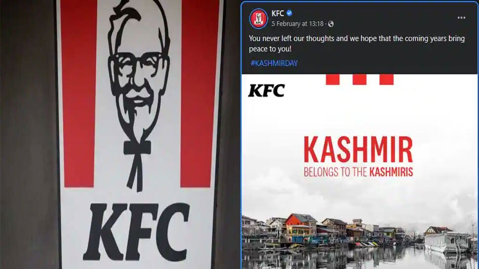 KFC apologized after posting a controversial post regarding Kashmir on ...