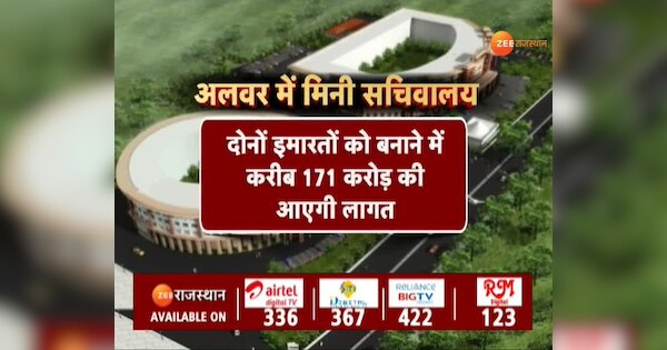 Alwar mini secretariat is being built at a cost of 171 crores | 171 ...