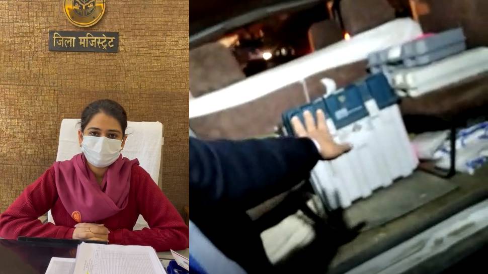 shamli dm jasjeet kaur gave information about Reserve EVM issue in chunav | शामली DM ने बिना ...