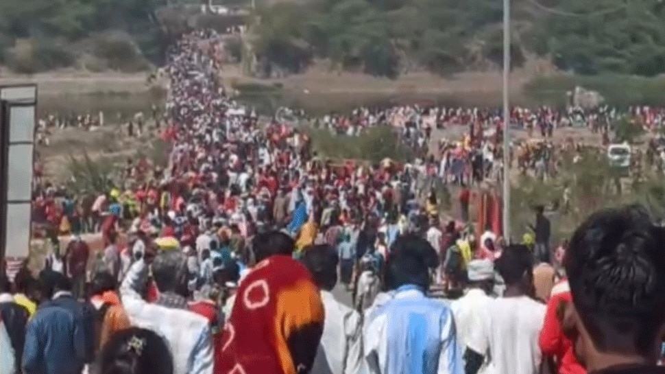 Aspur Symbolic inauguration of Beneshwar fair with Satrangi flag ...