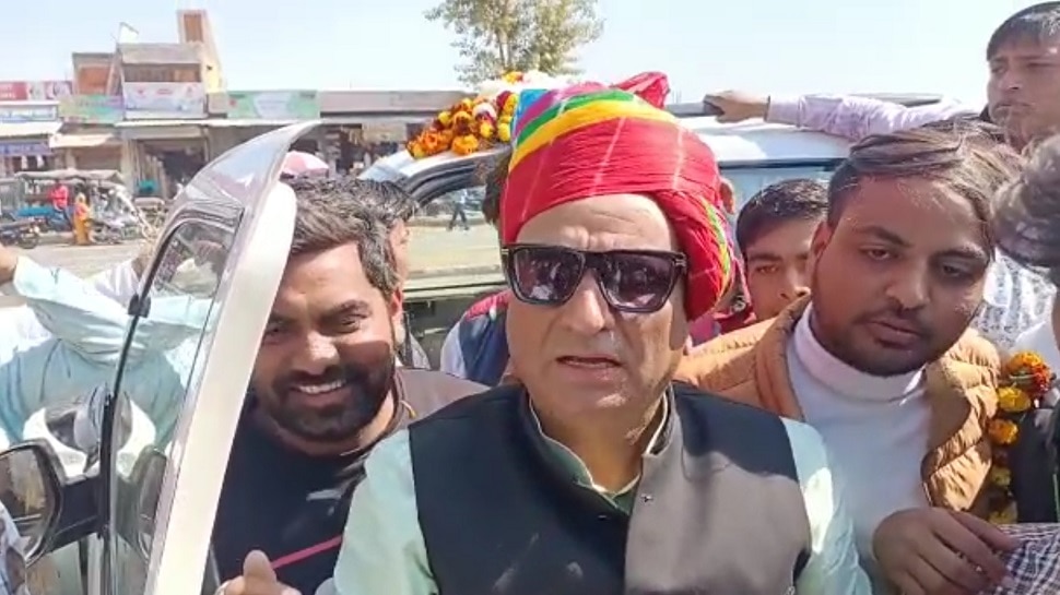 RTDC Chairman Dharmendra Singh Rathod Reached Paota Congress Workers rtdc-chairman-dharmendra-singh-rathod-reached-paota-congress-workers