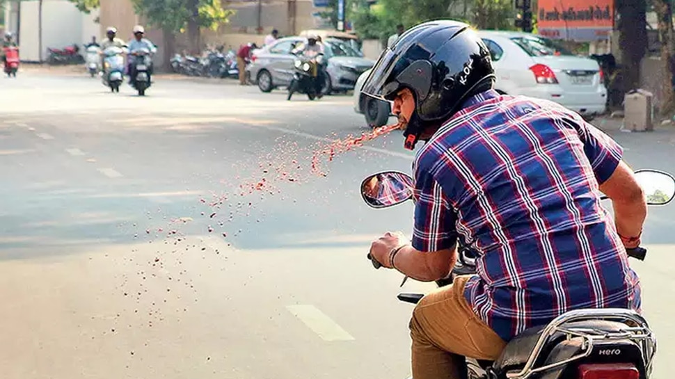 Indians spit several lakh tons of gutkha in year know which state is on ...