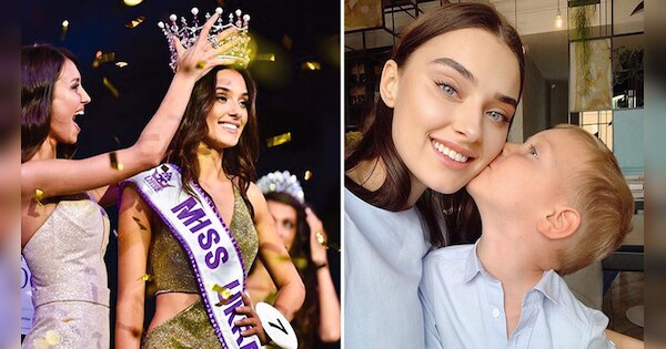 Former miss Ukraine escape from Kyiv with her 7 year old son| पूर्व मिस ...