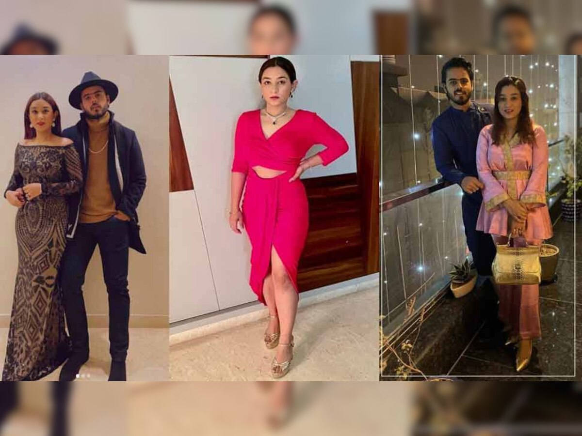 nitish rana beautiful wife photos saachi marwah fan of kkr ipl 2022 ...