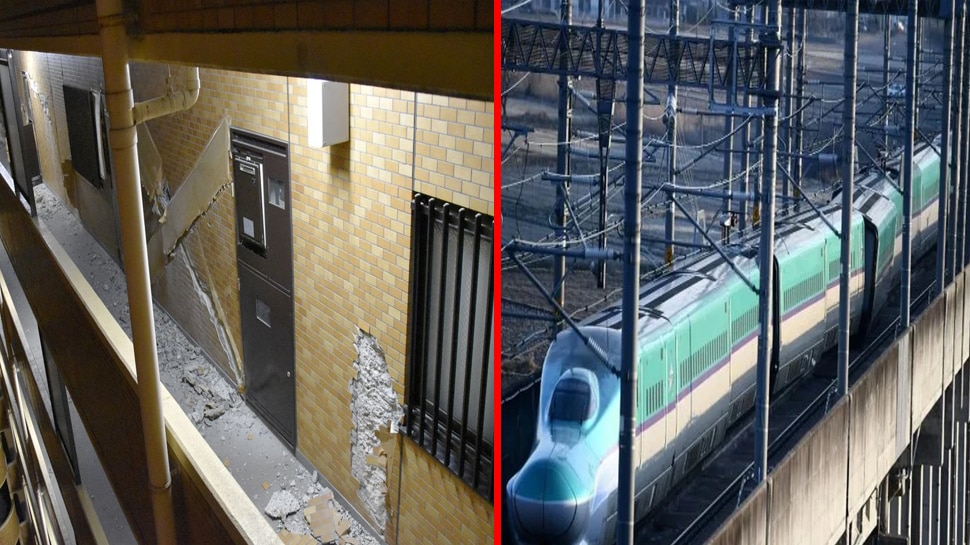 Earthquake in Japan: Powerful Earthquake hits Japan, Bullet train ...