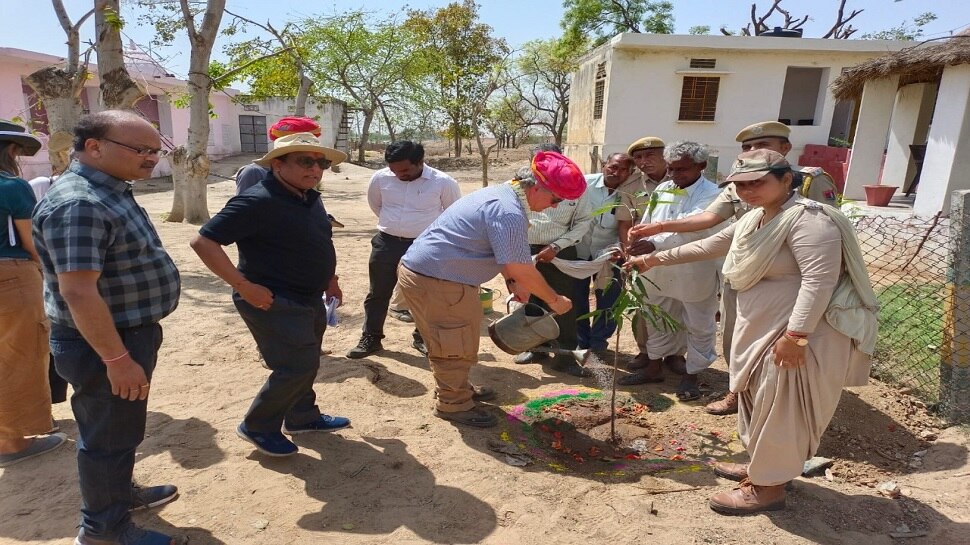 AFD France team reached Sanjay Forest inspected construction work in ...