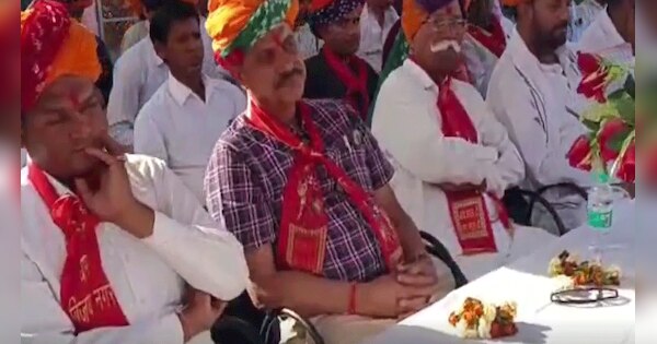 Masuda MLA Rakesh Pareek distributed the pattas made here participated ...