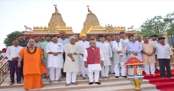 5 Union ministers arrived at Jasoldham to dishonor took blessings at ...