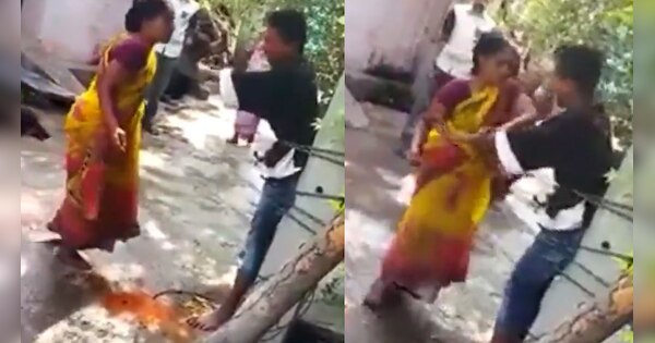 Son got addicted to ganja, mother put red chilli in him eyes and he ...
