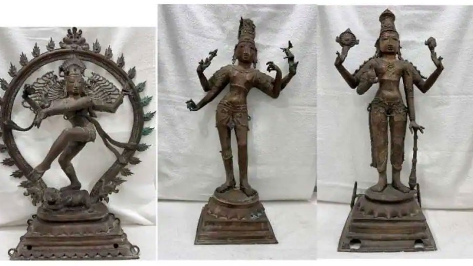 Antique statues seized: 600-year-old Hindu deities worth lakhs seized ...