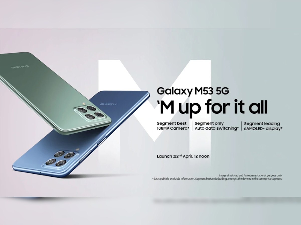 Samsung Galaxy M53 5G Arriving in India With 108MP Camera 5000mAh ...