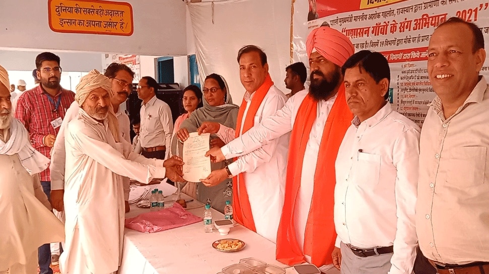 In Sadulshahar campaign with the administration villages MLA ...
