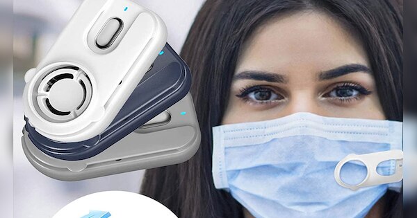 Mini Portable Fan Fits inside Mask Rechargeable Battery Cool Clean Air ...