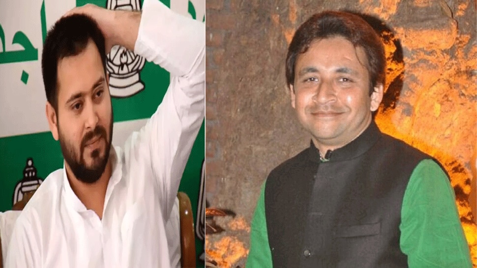 JDU spokesperson hits out at Tejashwi says Rakshas Raj is there in his ...