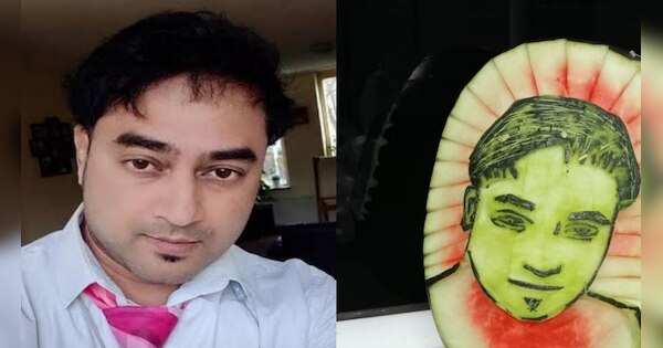Bengaluru chef Sapan Nayak craft Odia actor Deepak Parida picture on ...