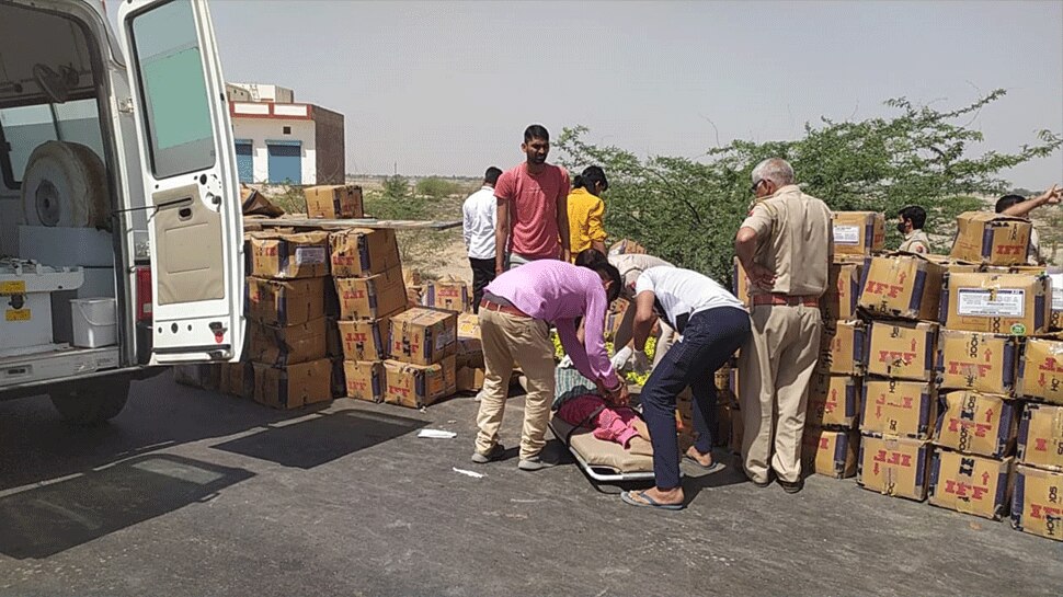 In Lunakaransar Police negligence woman buried under lemon boxes died ...
