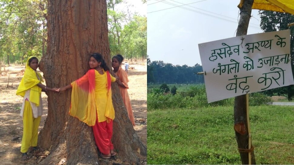 story hasdeo aranya chipko andolan in surguja to save hasdeo aranya ...