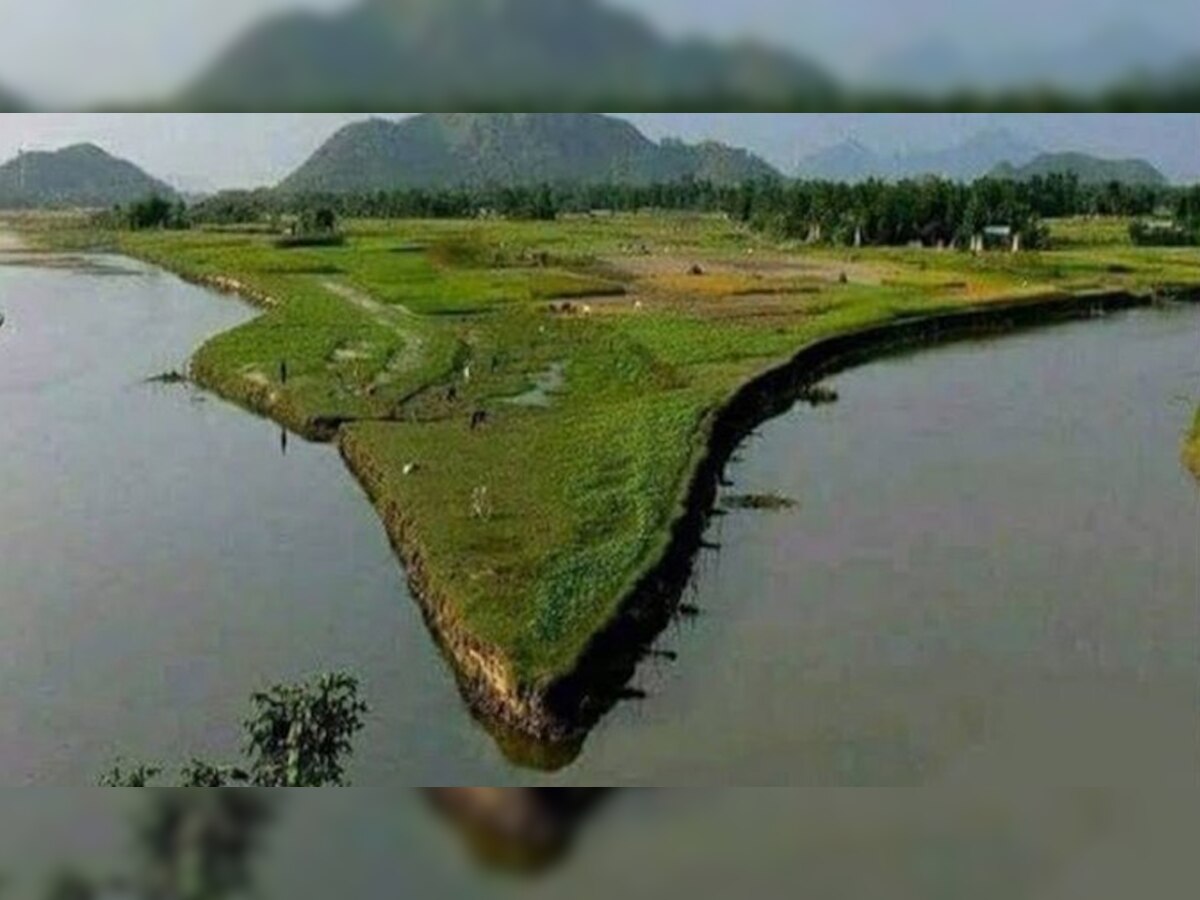 Two rivers form the map of India in Assam you will surprised after see ...