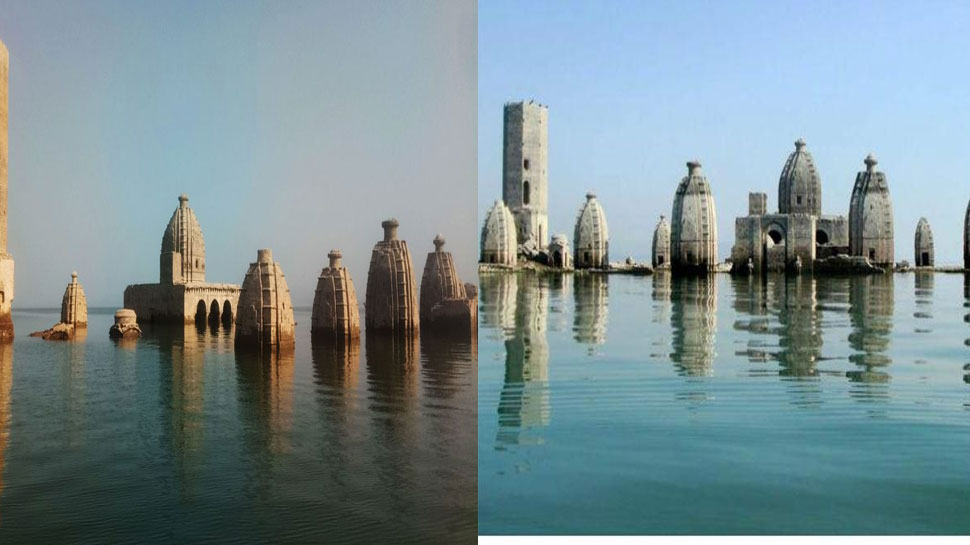 Bathu Ki Ladi Temple is situated in middle of Pong Dam in Kangra ...