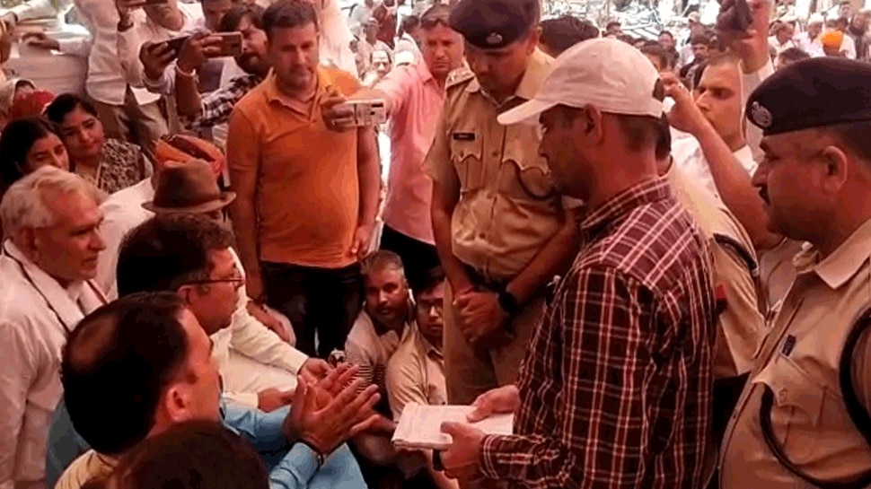 Jaipal Punia Murder Case Update Satish Poonia reached protest site in ...