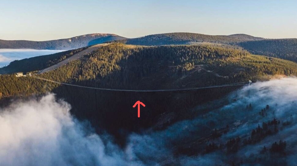 world s longest sky bridge tour begins Can t believe the eyes looking ...