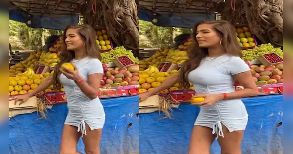 Poonam Pandey went out to buy fruits, watch here viral video | Poonam ...