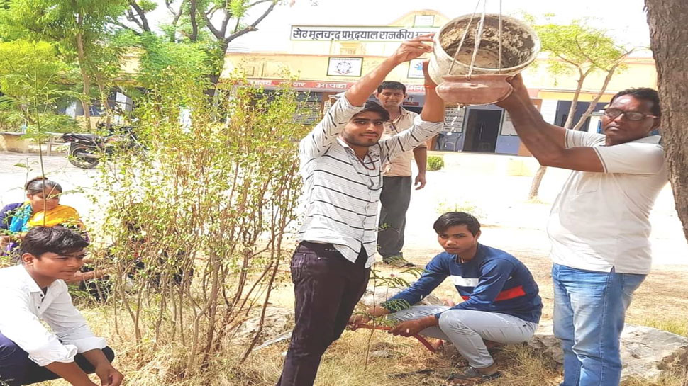 15 day social service camp started these people were present | Kotputli ...