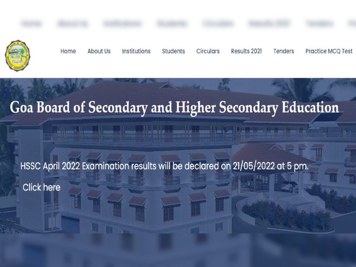 gbshse class 12th result 2022 will release today at 5 pm know how to ...