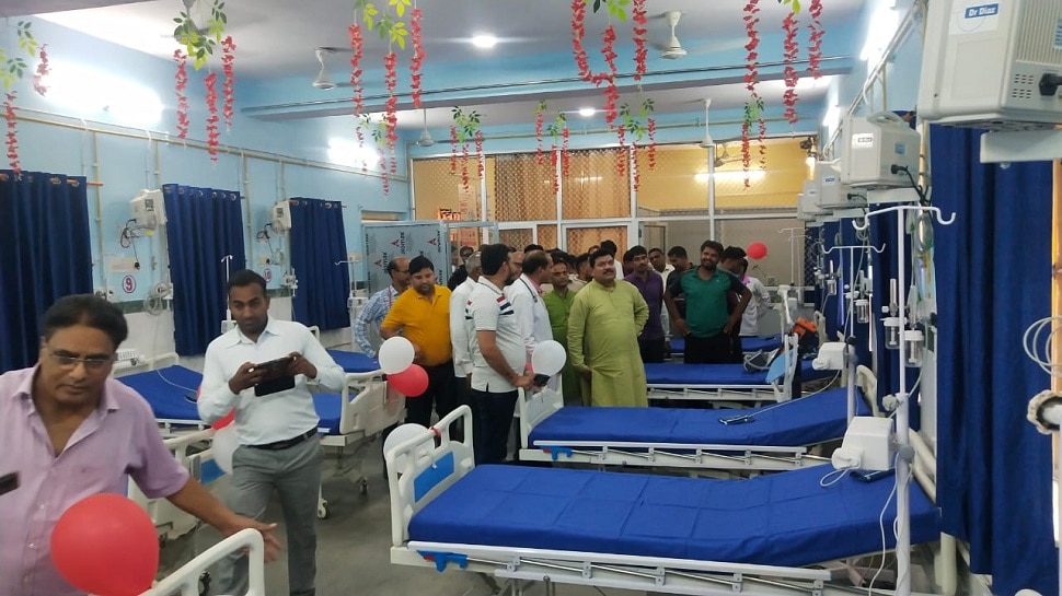 MLA Ved Prakash Solanki inaugurated ICU and ambulance in Upazila ...