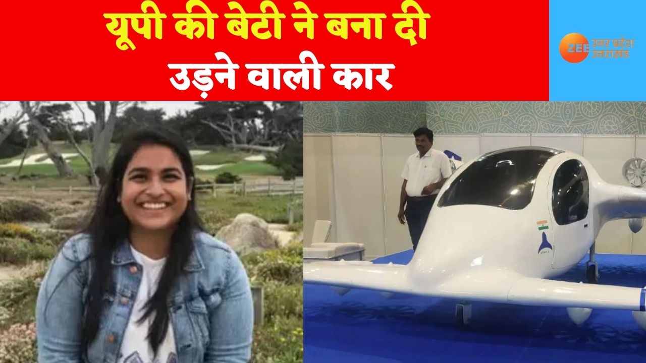Shreya Rastogi of Moradabad developing First Flying Taxi Of India displayed in Bharat Drone ...