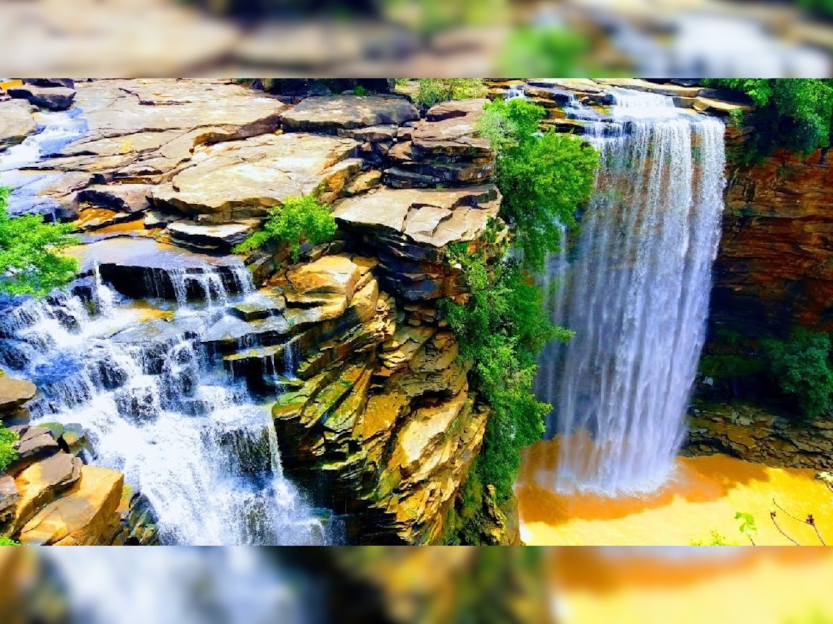 famous waterfalls in uttar pradesh lakhaniya Chuna Dari mukkha ...