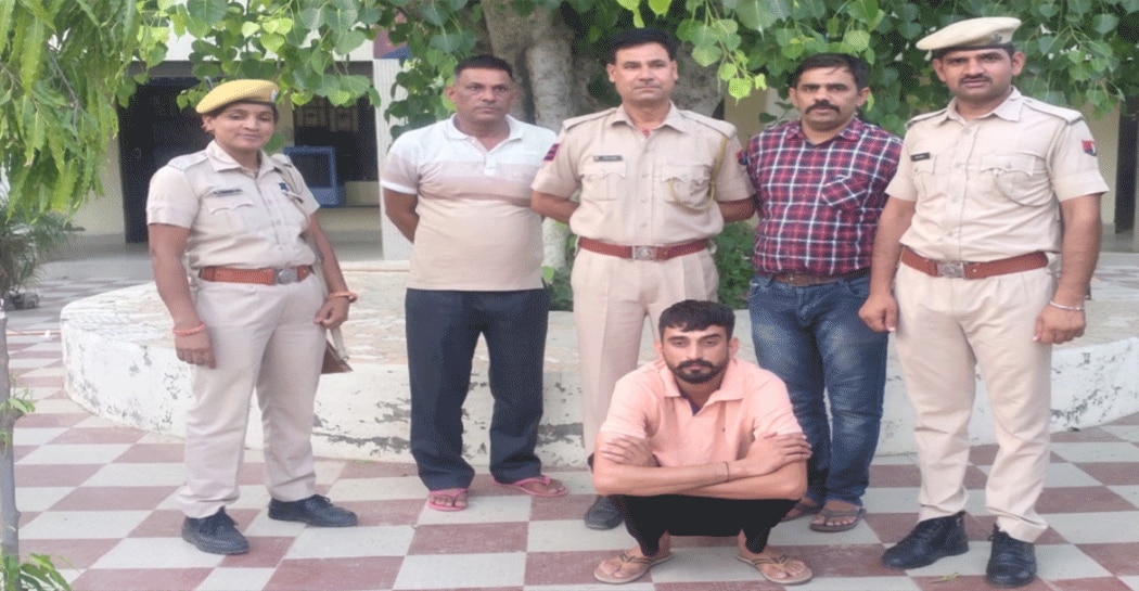Police gangster clean bold operation one accused was caught| Sadulpur ...