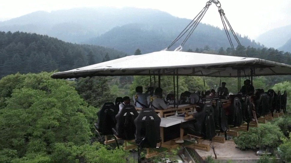 Manali now boasts of a flying restaurant, Open air flying dining at a ...