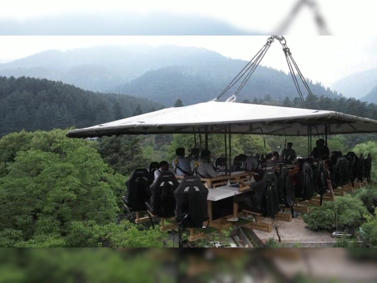 Manali now boasts of a flying restaurant, Open air flying dining at a ...