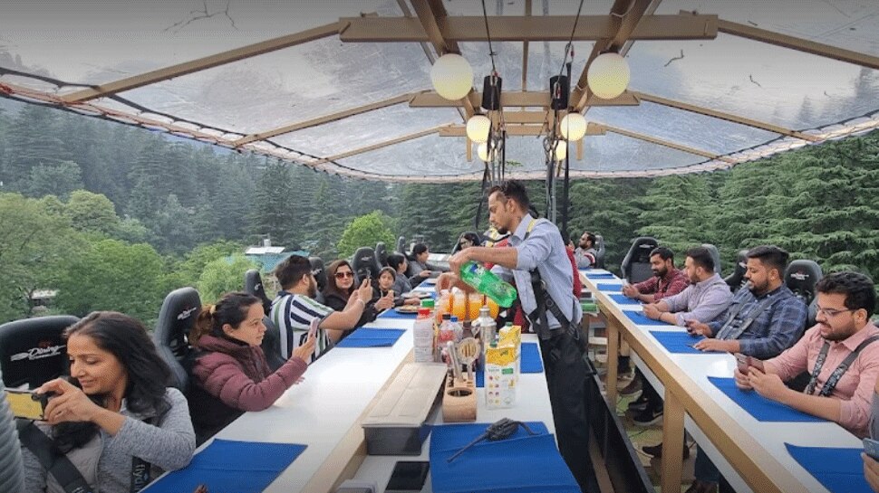 Manali now boasts of a flying restaurant, Open air flying dining at a ...