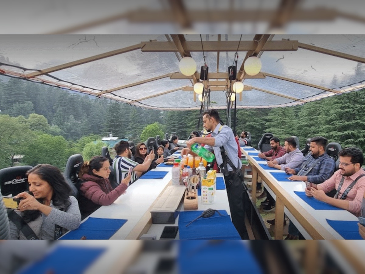 Manali now boasts of a flying restaurant, Open air flying dining at a ...