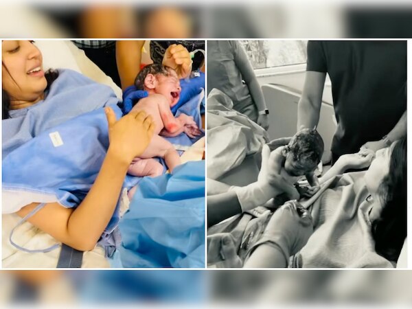 Bold actress Pranitha Subhash shows the visuals from baby delivery ...