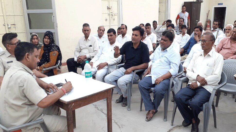 CLG members meeting held at Kotwali police station in Neem ka thana ...