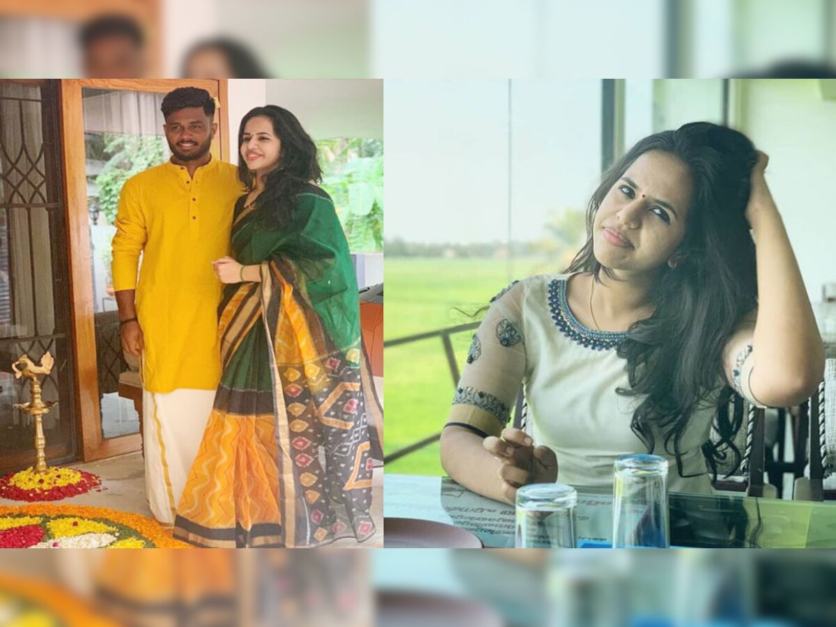 sanju samson got a sudden entry in indian team his wife charulatha ...